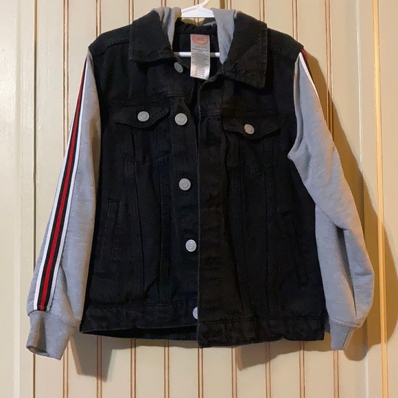 wonder nation | Jackets & Coats | Little Boys Wonder Nation Black Denim ...